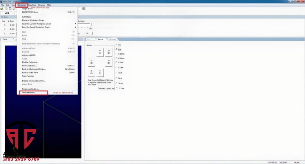 Cài Đặt Thông Số NCStudio V8 Cho Máy Khắc CNC - ATC Machinery